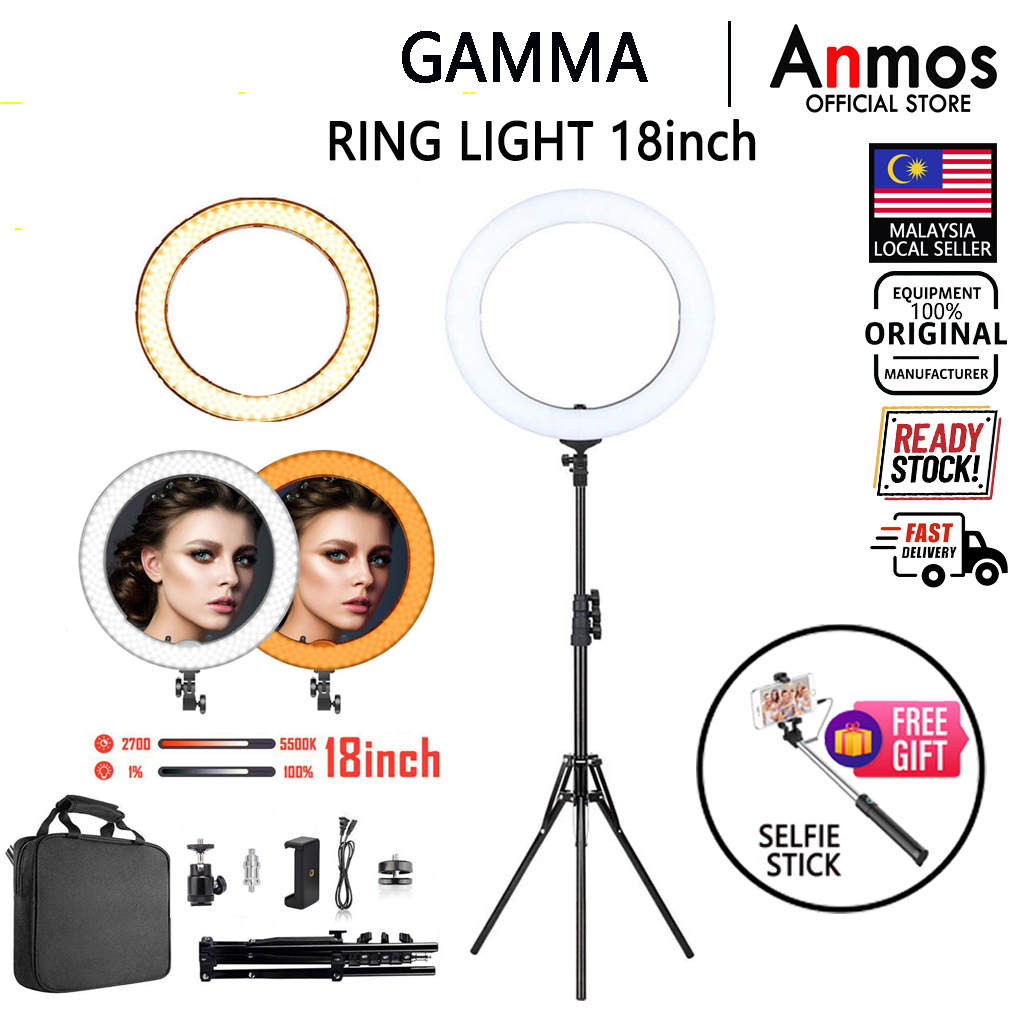 18" LED Ring Light 18 inch RL-18 45cm Ring Light for Makeup Light ...