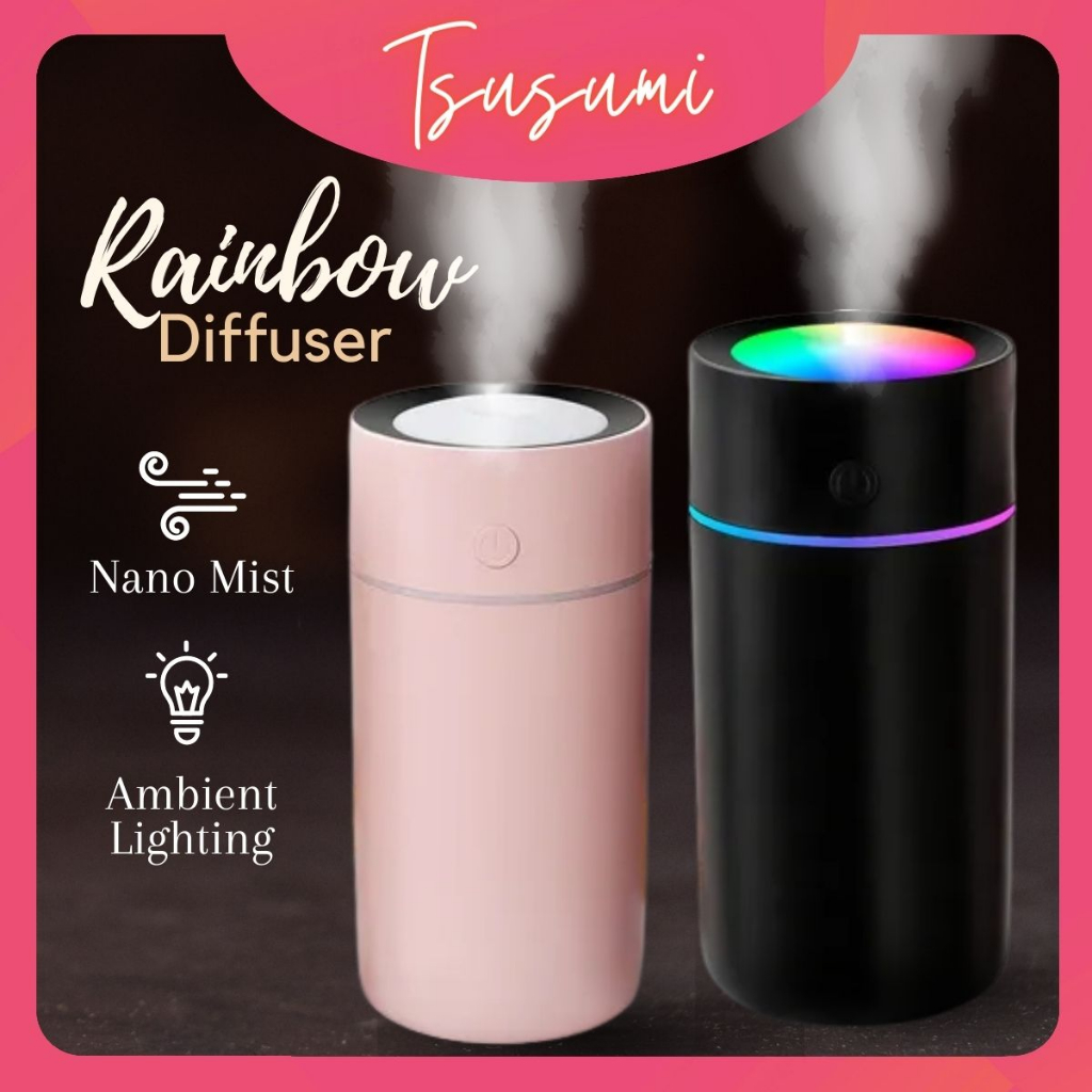 Wireless / Wired Rainbow Aroma Humidifier Diffuser Purifier ...