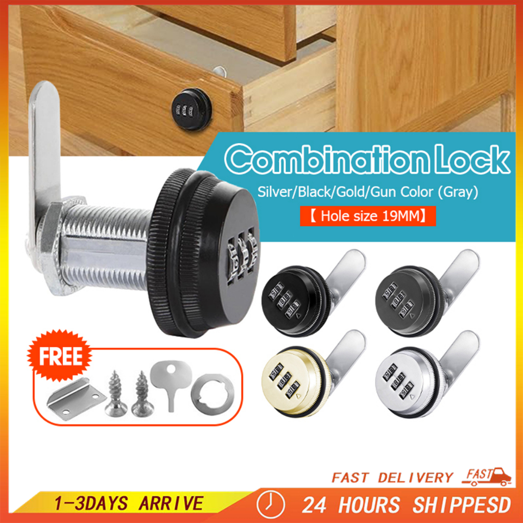 20mm 3 Digit Alloy Number Combination Lock Airbnb Accomodation Locker ...