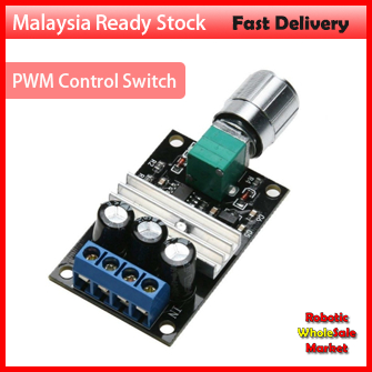 DC 6-28 V 12 V 24 V 3A PWM Control Switch Driver DC Motor Governor ...
