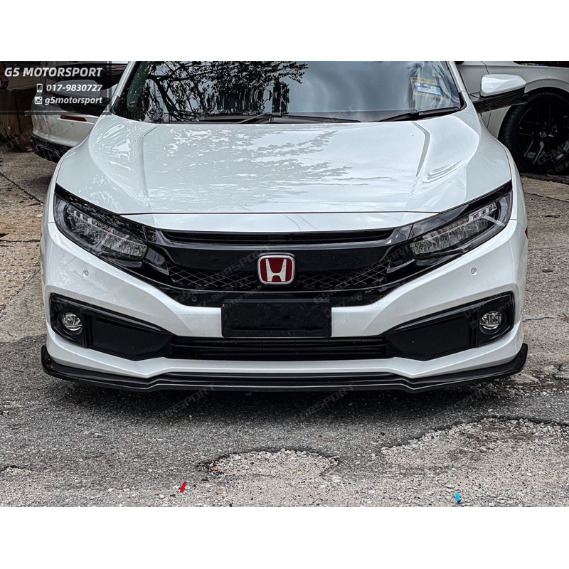 Honda Civic FC Thai Look Front Lips Gloss Black | Shopee Malaysia