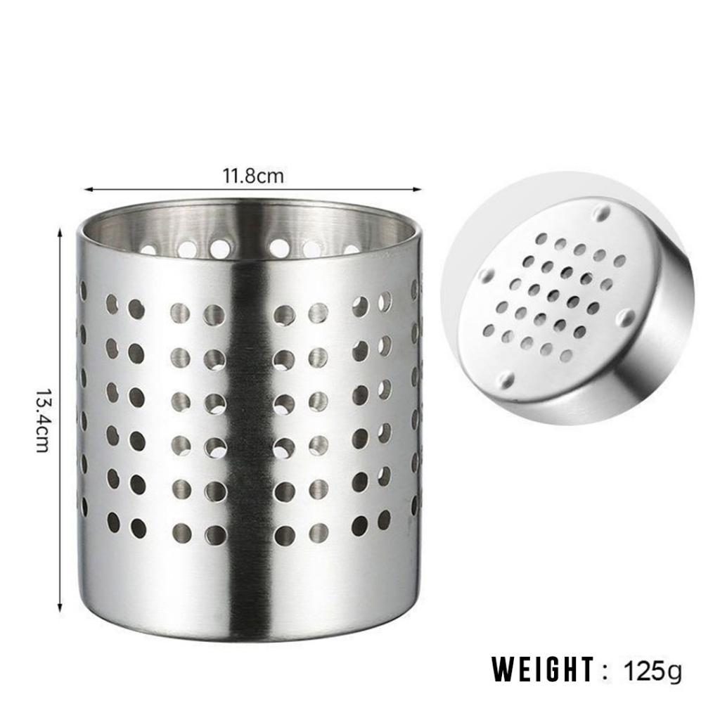 STAINLESS STEEL CUTLERY STAND TRAY KITCHEN UTENSIL RACK BEKAS KUTLERI ...