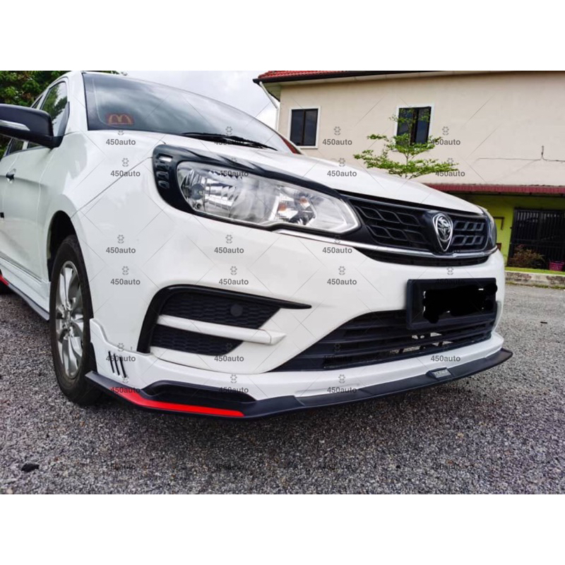 PROTON SAGA 19 2019 BODY KIT (PU PLASTIK) FRONT SKIRT / SIDE SKIRT ...