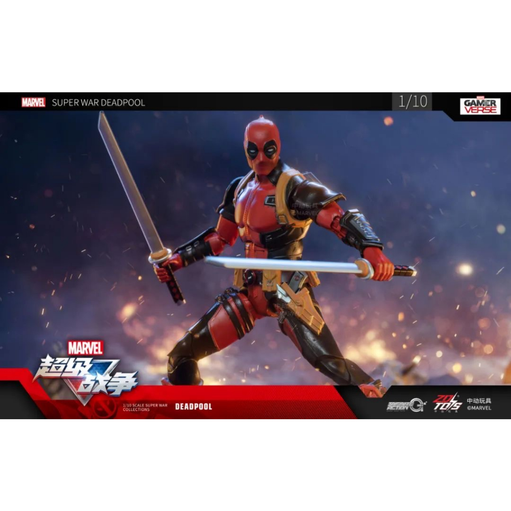ZD Toys Deadpool Marvel Gamerverse: Super War 1/10 7inch Action Figure[Ready Stock] | Shopee ...