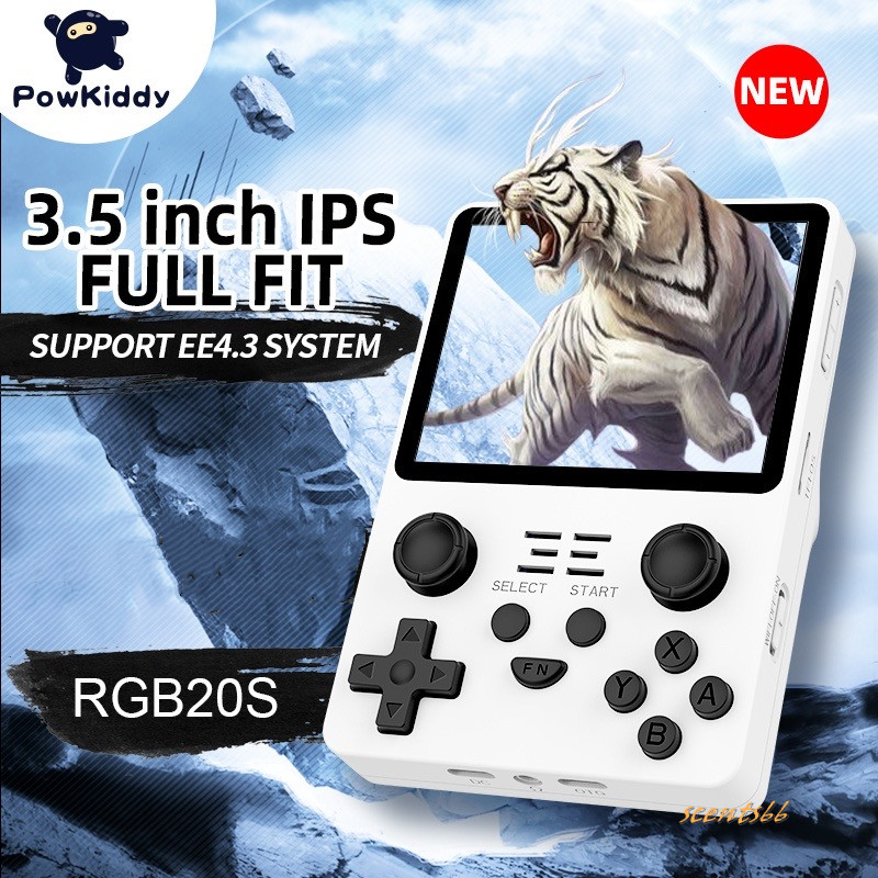 Powkiddy New RGB20S Handheld Gameboy 3.5 inch HD Screen Video Game ...
