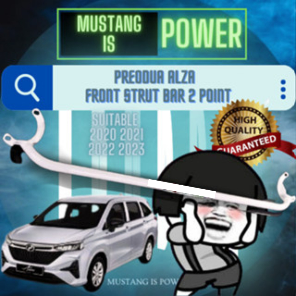 PREODUA ALZA 2020 2021 2022 2023 FRONT STRUT BAR 2 POINT HIGH QUALITY ...