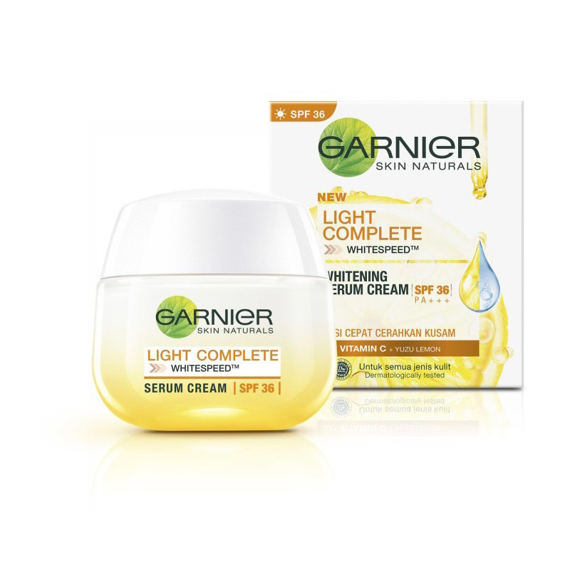 [ ALL DAY FRESH, MOSTURIZED SKIN ] GARNIER Bright Complete Day Cream ...
