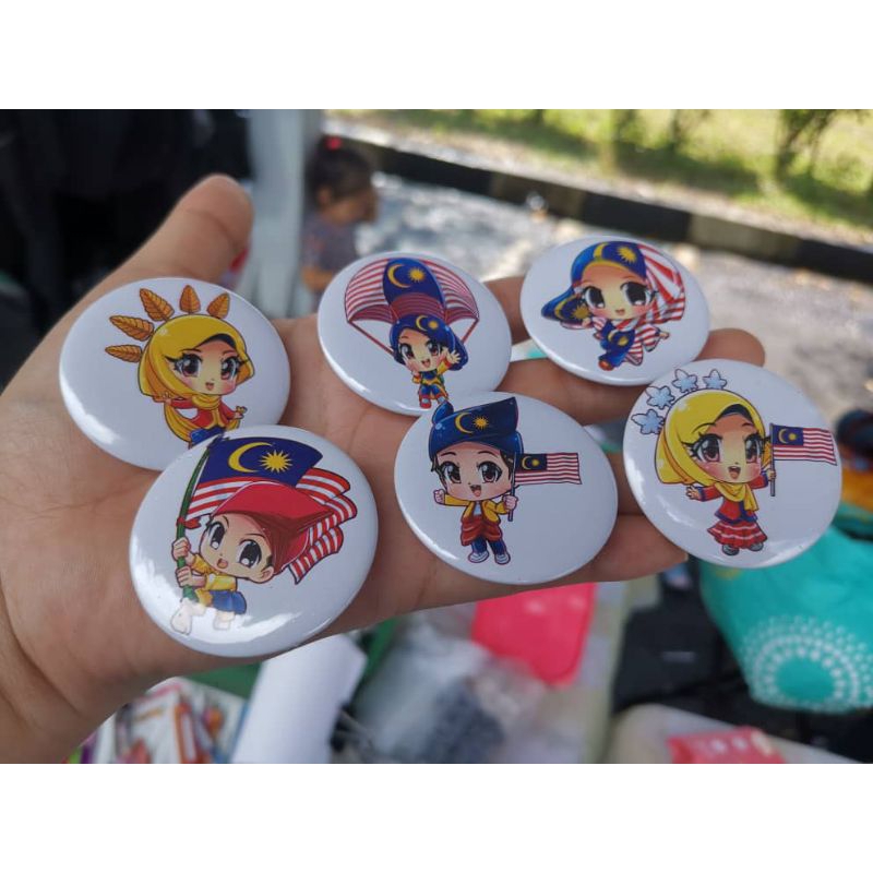 Button Badge Merdeka 44mm 1pieces | Shopee Malaysia