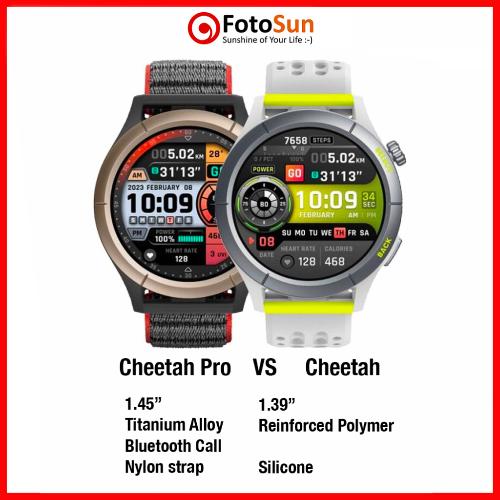 Amazfit Cheetah / Cheetah Pro running smartwatch with GPS navigation ...