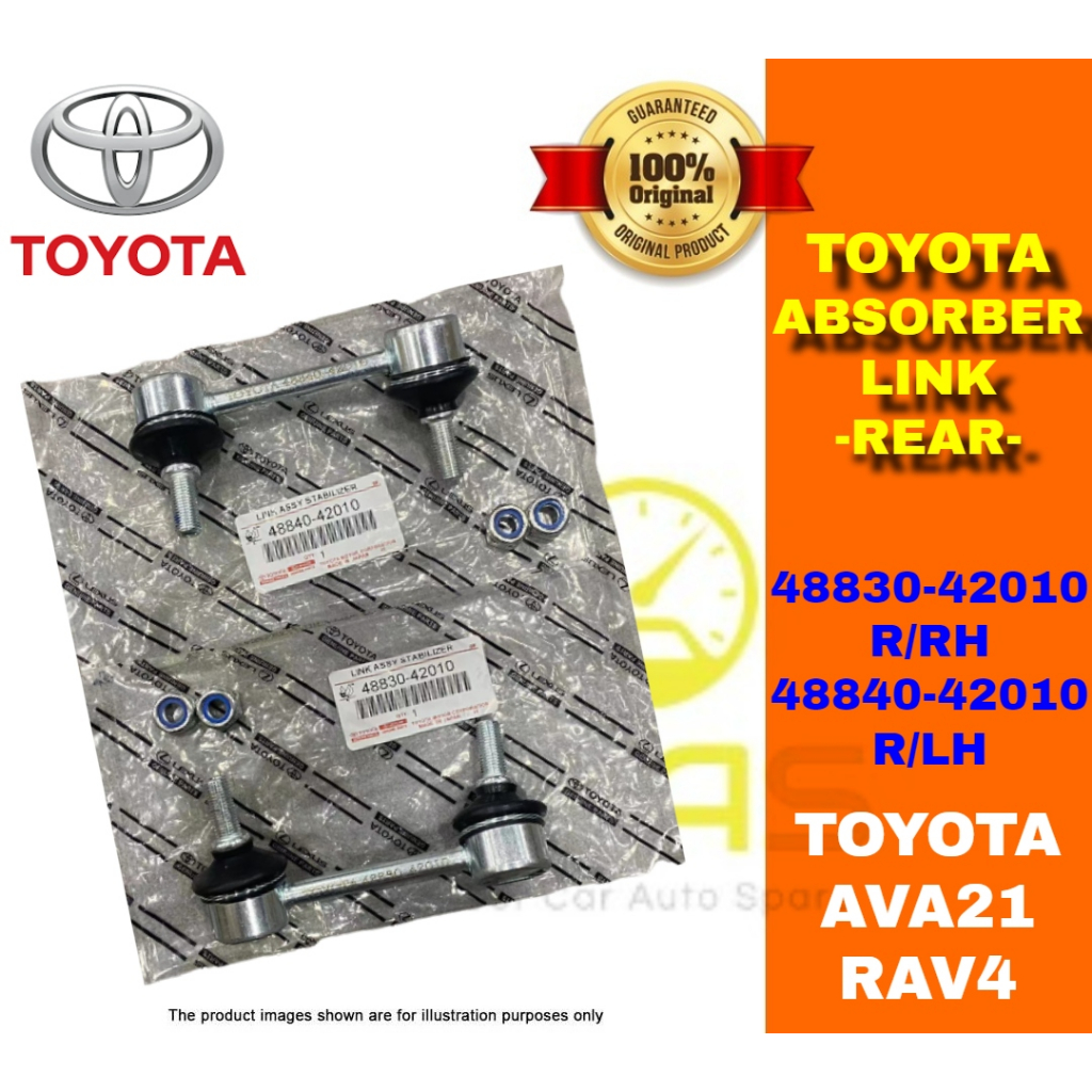 TOYOTA RAV4 ACA21 2000-2005 STABILIZER LINK REAR LH & RH (48840-42010 ...