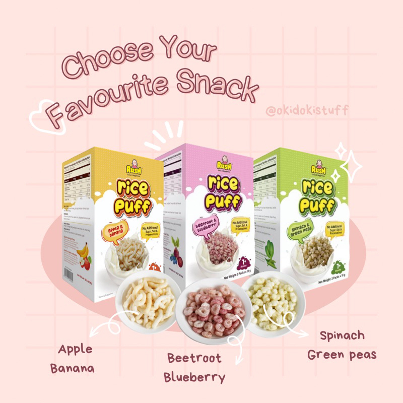 RUSH Rice Puff (30g) | Shopee Malaysia