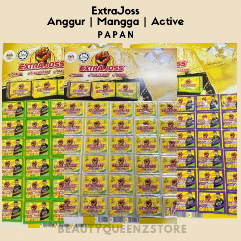 Extra Joss E-juss Anggur| Mango|Active (Papan) | Shopee Malaysia