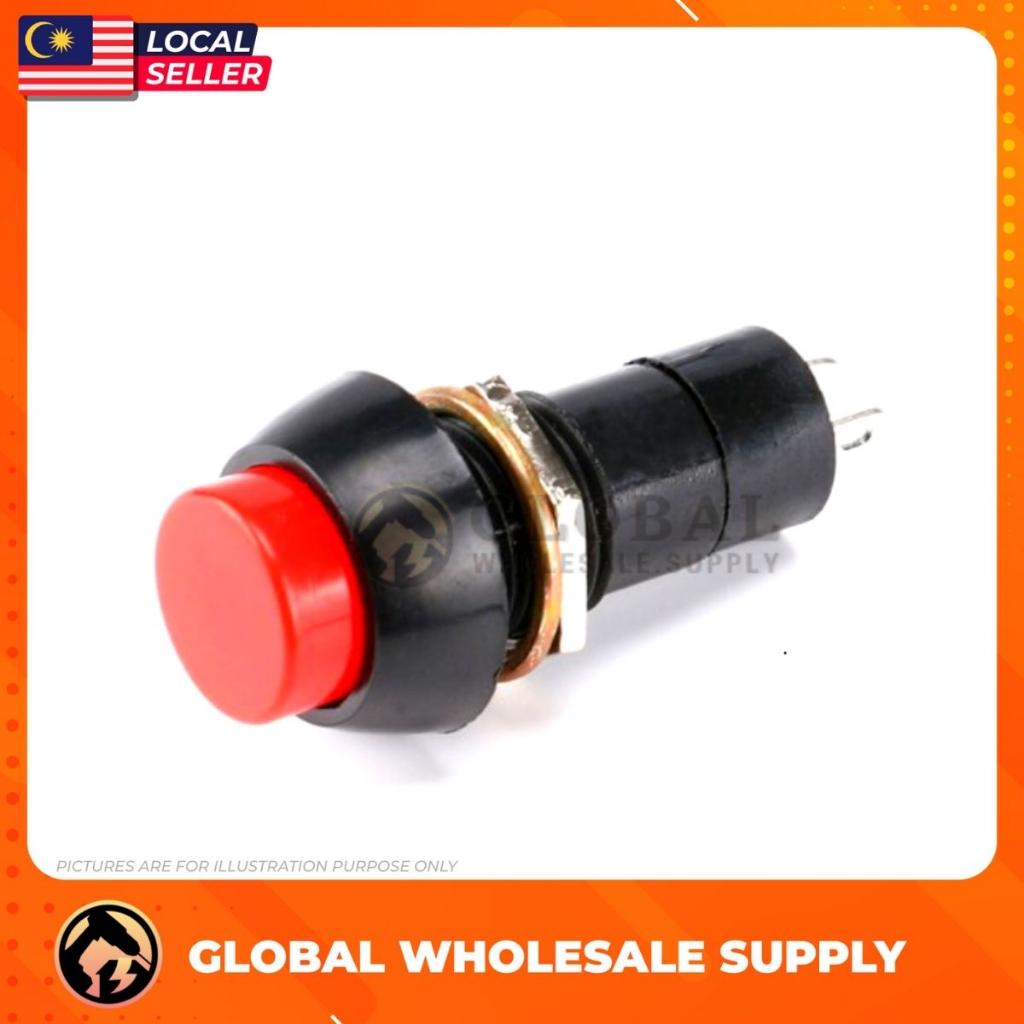 [READY STOCK] 10mm Momentary Push Button Switch Button On/Off Suis Home ...
