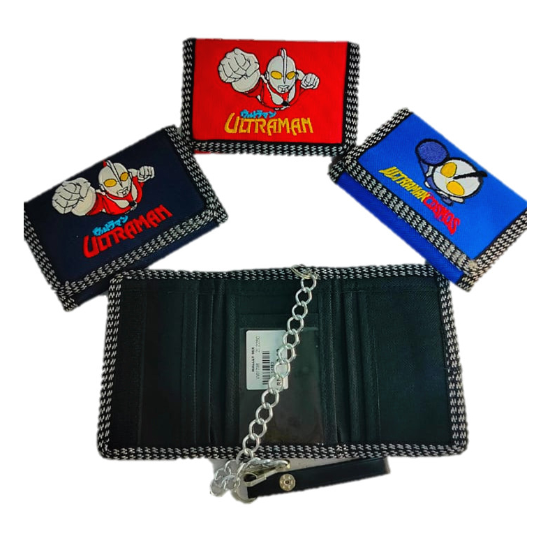 Boy Kids Cartoons Primary School Canvas Wallet With Security Chain ...