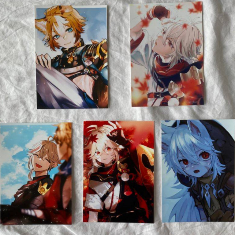genshin impact kazuha gorou razor netprints from jp | Shopee Malaysia