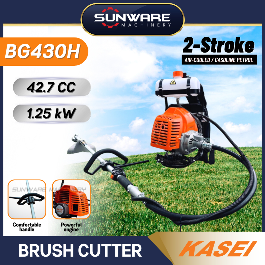KASEI BG430 BG430H Backpack Brush Cutter Mesin Rumput Galas (Ready ...