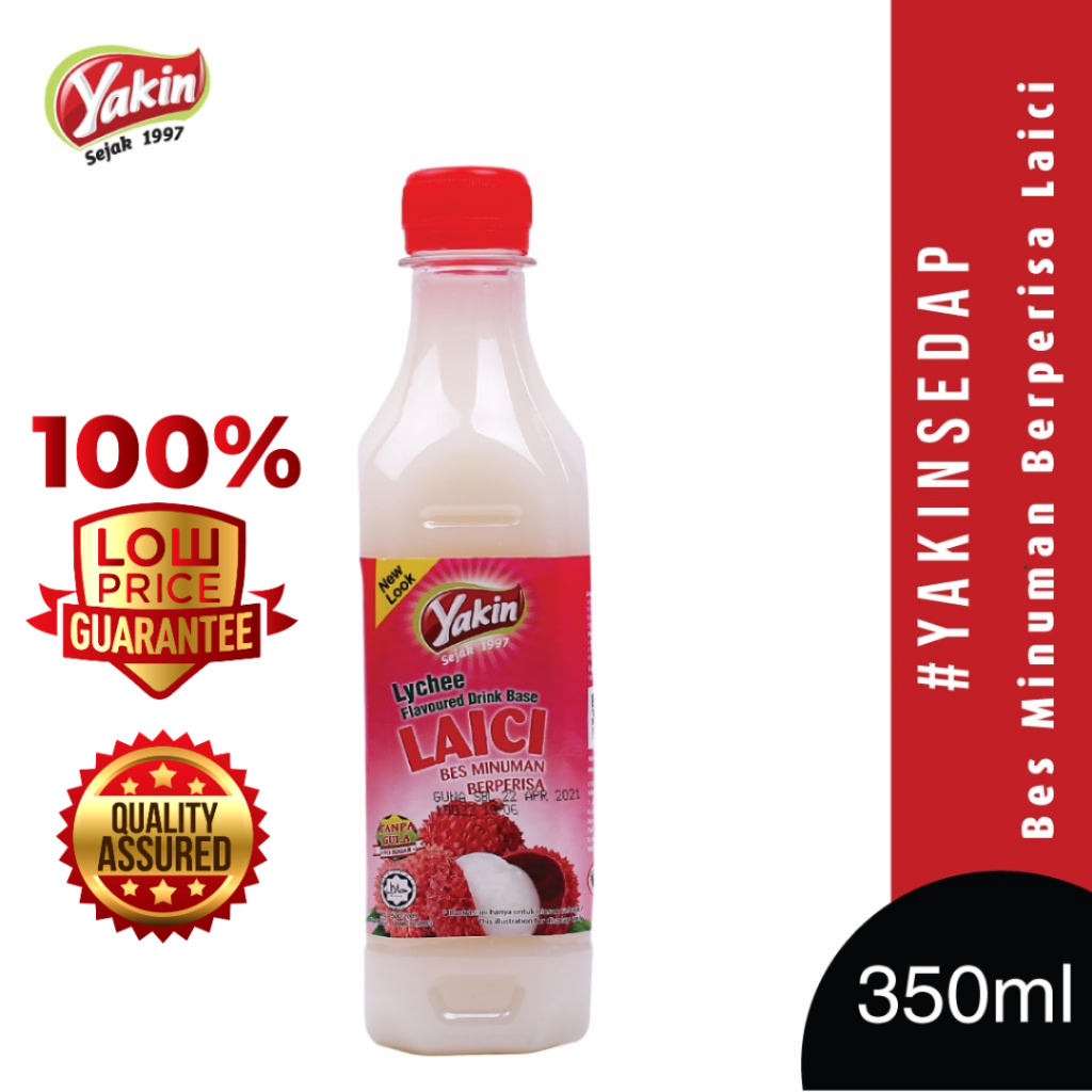 YAKIN SEDAP 4x Lychee Drink Base (350ml) + FREE GIFT | Shopee Malaysia