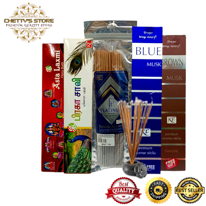 (IMPORTED INDIA) KF ASSORTED INCENSE STICKS (AGARBATHI)/DHOOP STICKS/CONES ( 25G/100G/250G ...