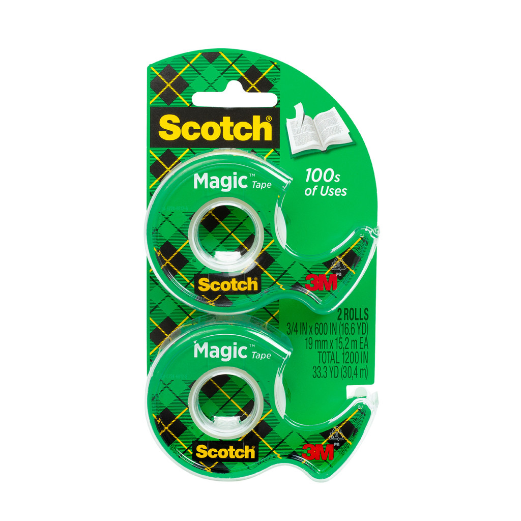 3M Scotch Invisible Matte Adhesive Magic Tape With Dispenser (Original ...