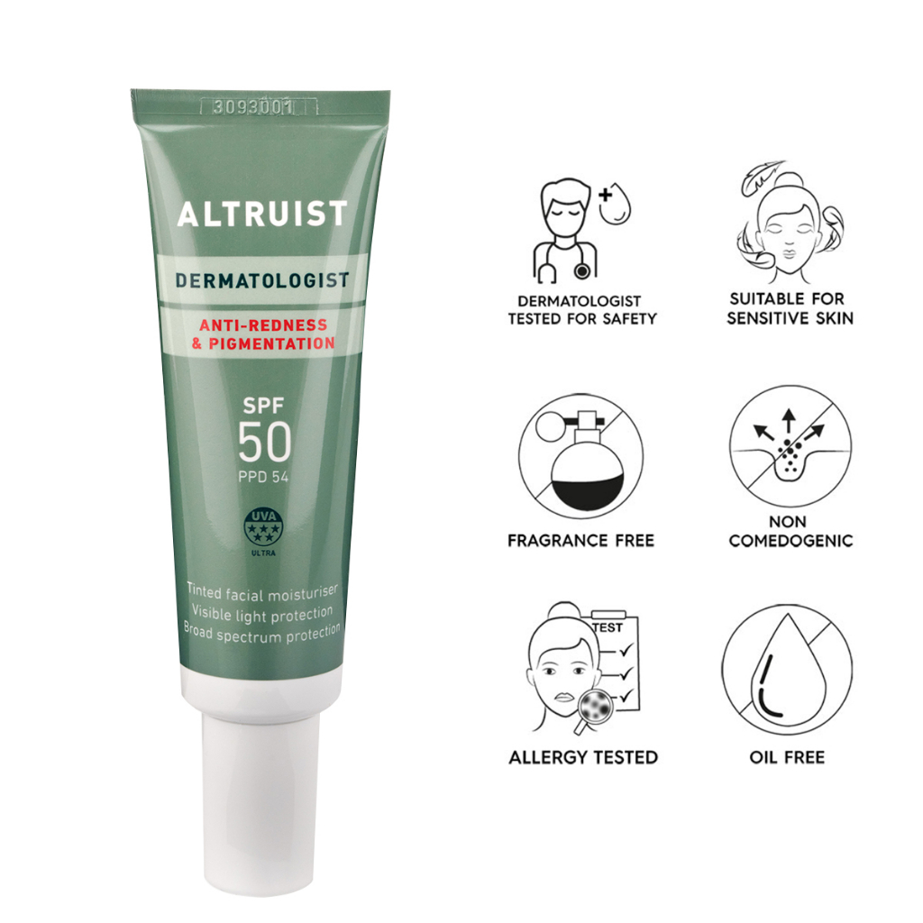 Altruist Dermatologist Anti-Redness & Pigmentation Sunscreen SPF 50 ...