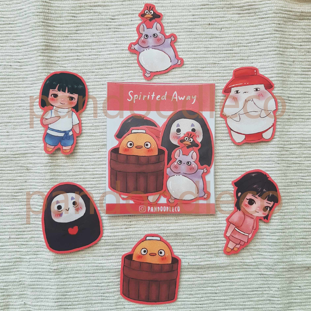🎐 Studio Ghibli Character Sticker Pack | pandoodleco | Shopee Malaysia