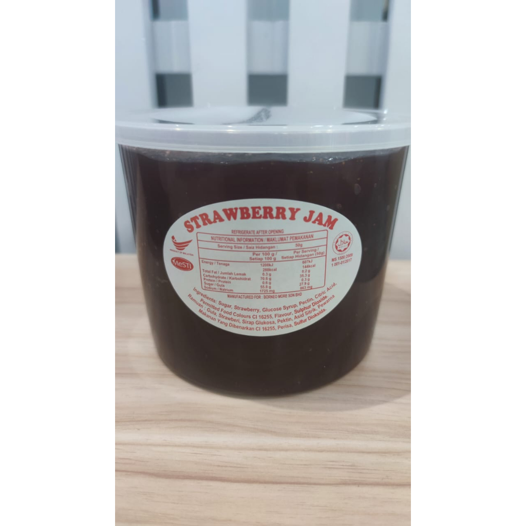 STRAWBERRY JAM SPREAD HALAL | Shopee Malaysia