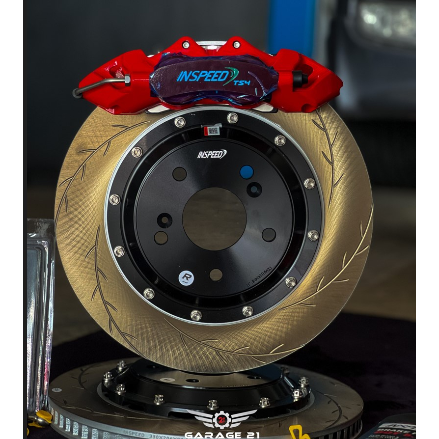 Inspeed TS4 4pot Big Brake Kit 330 345 mm Original (street standart) | Shopee Malaysia