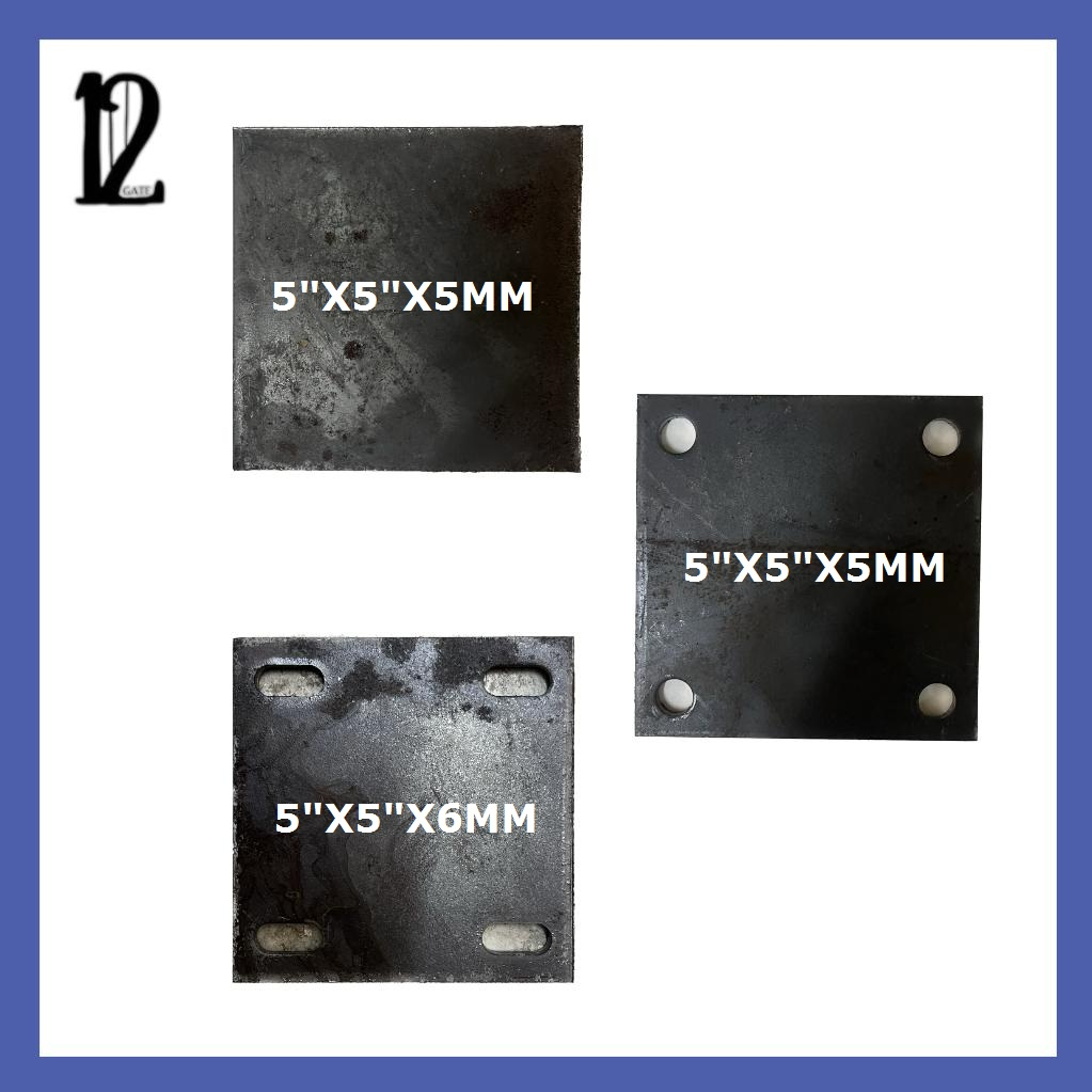 MILD STEEL PLATE / BASE PLATE / TAPAK BESI WELDING / PAPAN BESI RUMAH ...