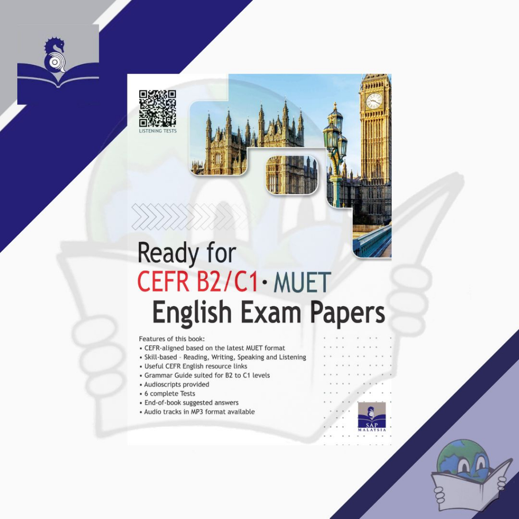 Ready for CEFR English Exam Papers A2/B1/B2 Form 1.2.3.4.5 & B2/C1 MUET ...