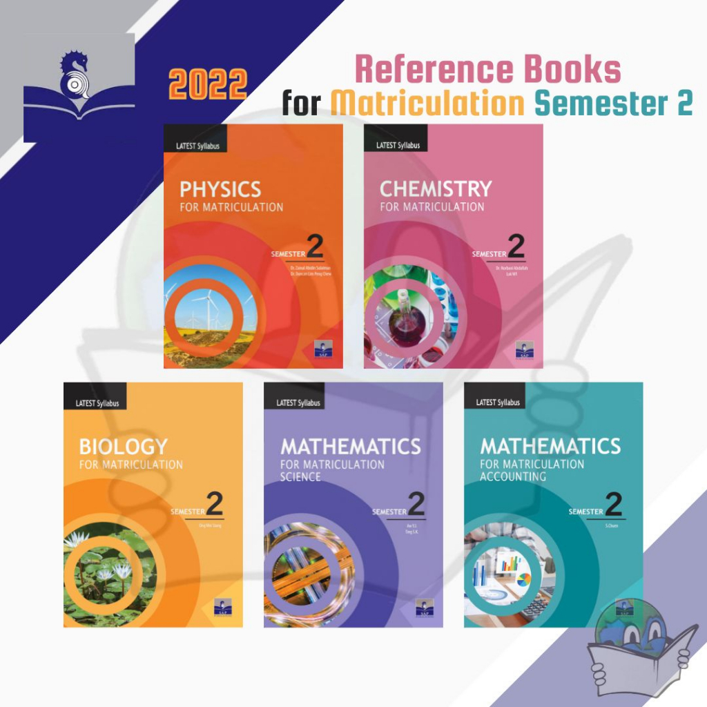 Reference Books for Matriculation 2022 Semester 2 - Chemistry/Physics ...