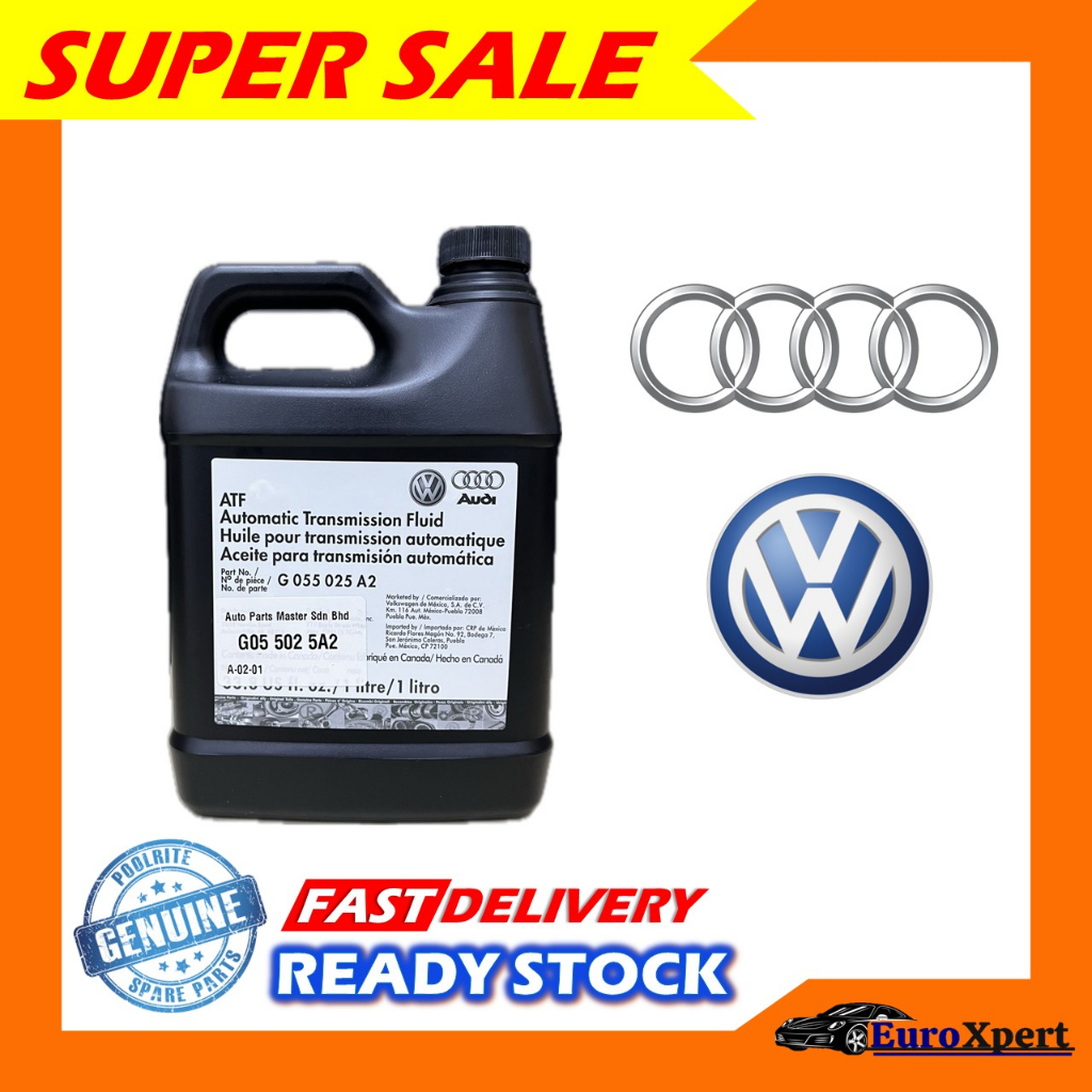 [ORIGINAL] ATF AUTOMATIC TRANSMISSION FLUID OIL 1 LITRE - AUDI ...