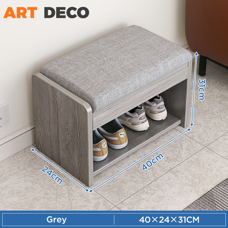 Shoe Storage Bench Shoe Rack Shoe Cabinet Storage Stool Rak Kasut Shoe ...