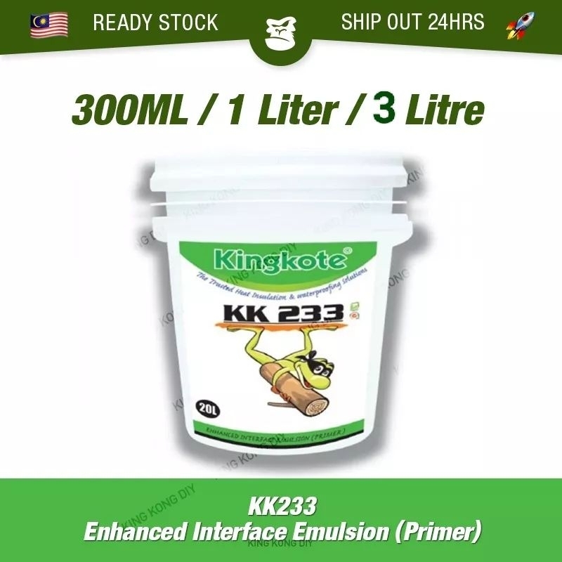 300ML / 1L / 3L KINGKOTE KK233 Enhanced Interface Emulsion (Primer ...
