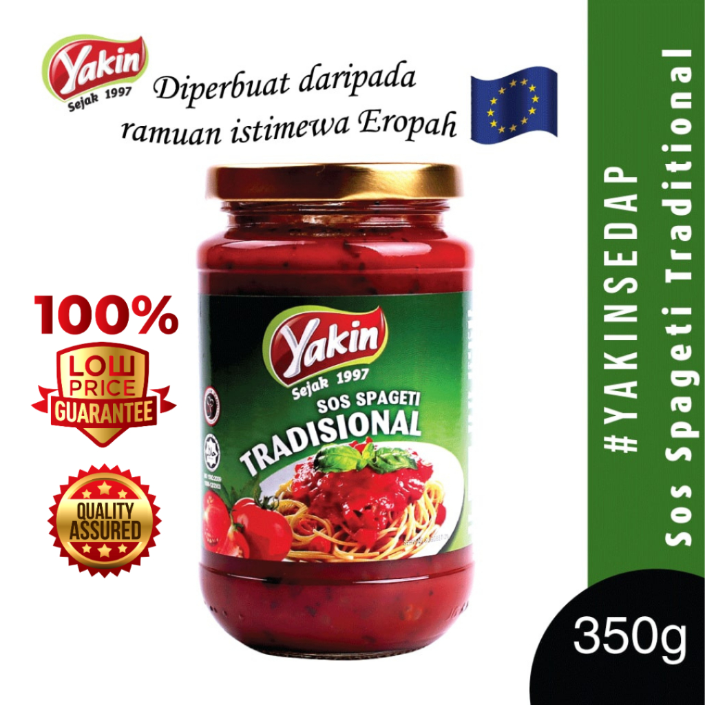 Yakin Sedap Traditional Pasta Sauce (350g) | Shopee Malaysia