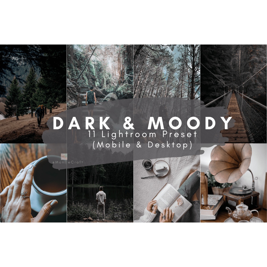 11 Dark and Moody Lightroom Preset for Mobile and Desktop (DNG & XMP ...