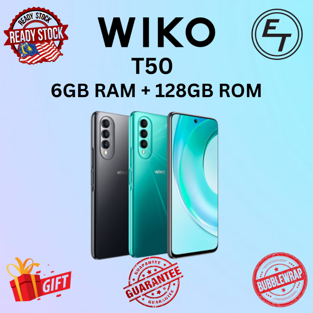 🔥WIKO T50【6GB RAM + 128GB ROM】 🎁Free Gift 🎁 MySet🔥 | Shopee Malaysia