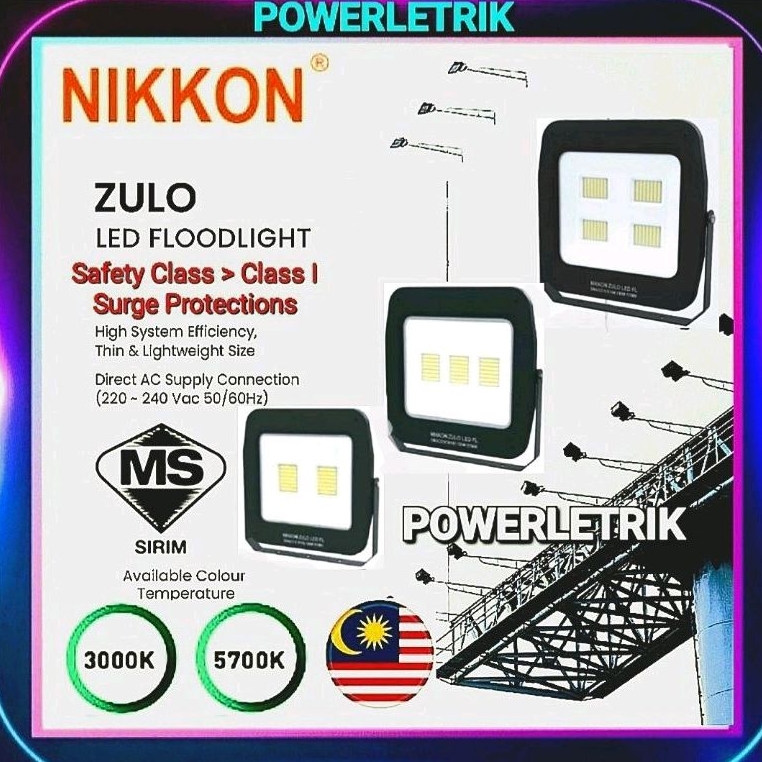 IP65 NIKKON DRACO ZULO 100W 150W 200W LED FLOODLIGHT/SPOTLIGHT WITH SURGE PROTECTION - MADE IN ...