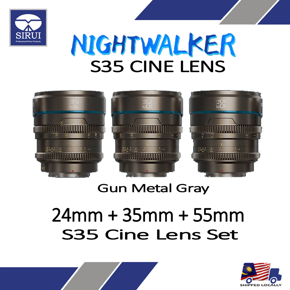 Sirui Nightwalker T1.2 S35 Cine Lens for Sony, Fuji, Canon, Lumix, Red ...