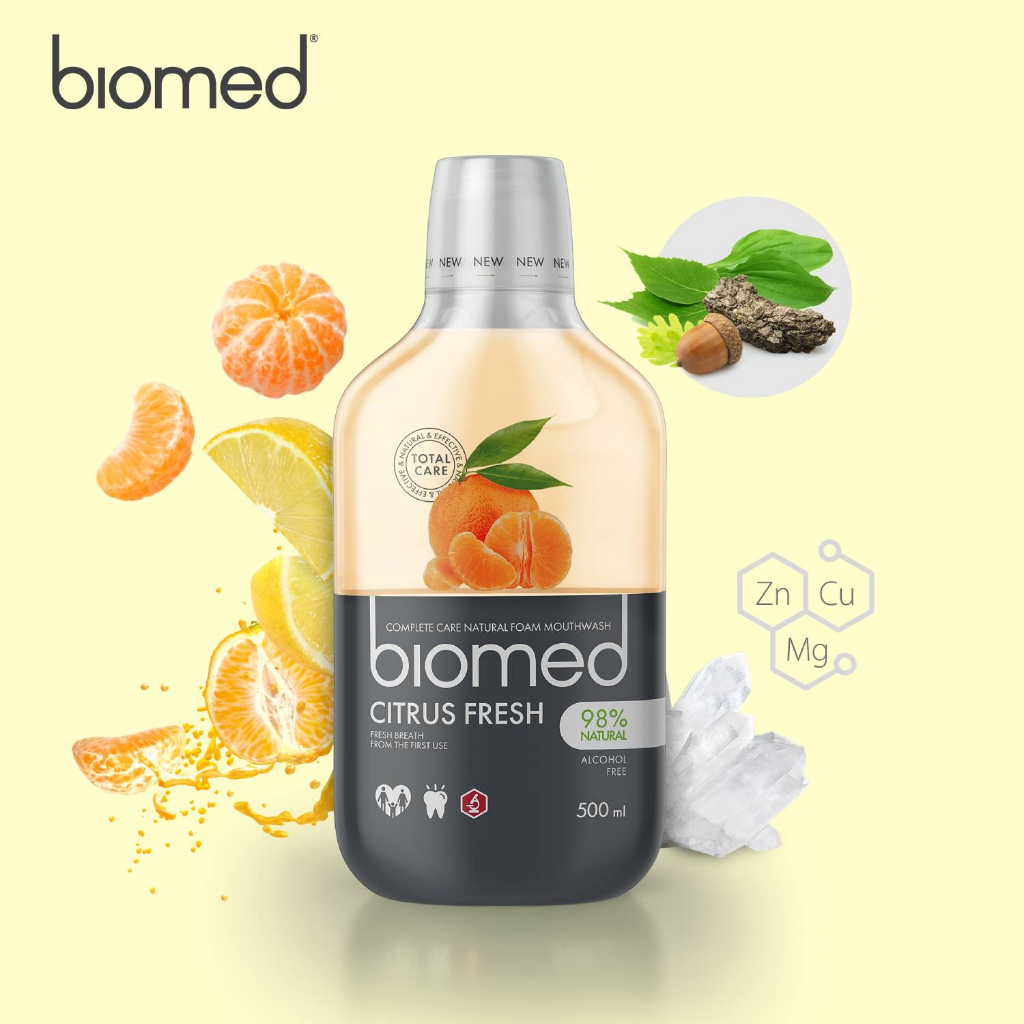 Biomed Mouthwash Citrus Fresh 500ml | Shopee Malaysia