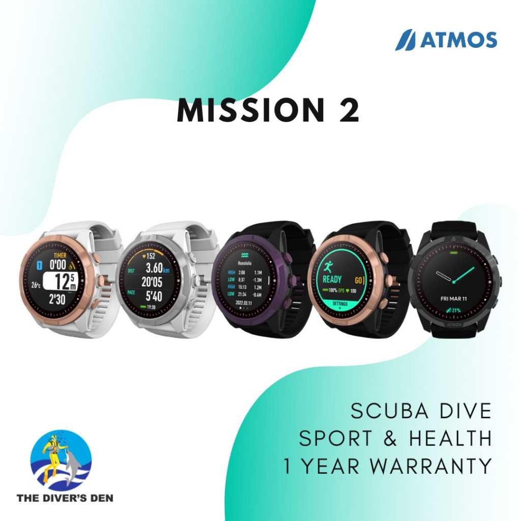Atmos Mission 2 Dive Computer Scuba Watch | Shopee Malaysia