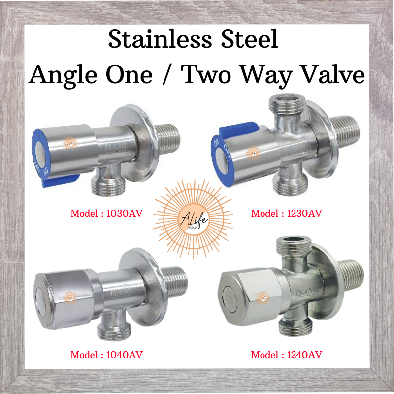 ALife Isano Stainless Steel Angle One or Two Way Valve SUS304 for ...