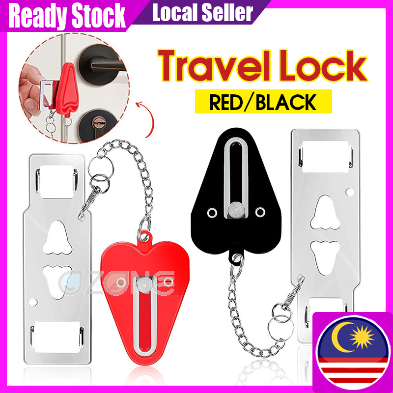 Portable Safety Lock Door Blocker Hotel Anti-Theft Lock Security ...