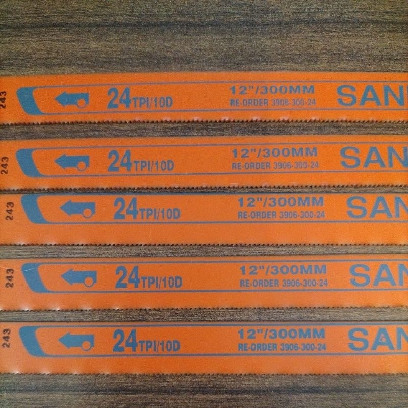 Bahco Sandflex Saw Blade Hack Saw Blade 12"/300mm (18 TPI / 24 TPI) | Shopee Malaysia