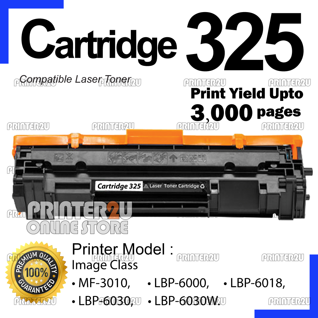 Canon Cartridge 325 Compatible Toner For MF3010 LBP6030W LBP6000 ...
