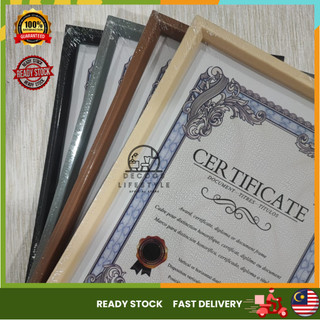 Frame Murah Certificate Frame A4 Document Frame Hiasan Dinding Photo ...