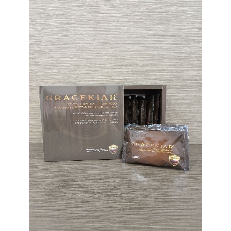 GRACEKIAR顶级可可代餐🔥Gracekiar small pack 40g Premium Cocoa Meal Replacement ...