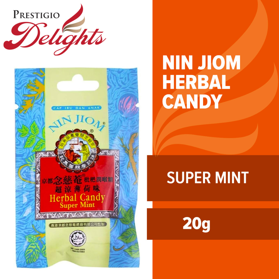 Nin Jiom Herbal Candy Super Mint 20g | Shopee Malaysia