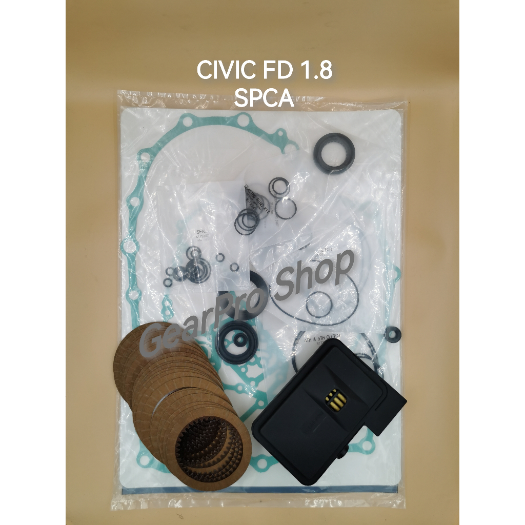 HONDA CIVIC FD 1.8 SPCA GNBA AUTO TRANSMISSION GEARBOX OVERHAUL REPAIR ...