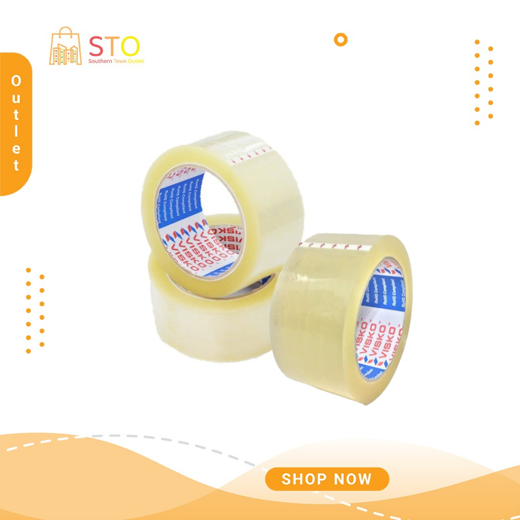 STO Visko Eco-Friendly Transparent Packaging Tape Adhesive Tape For ...