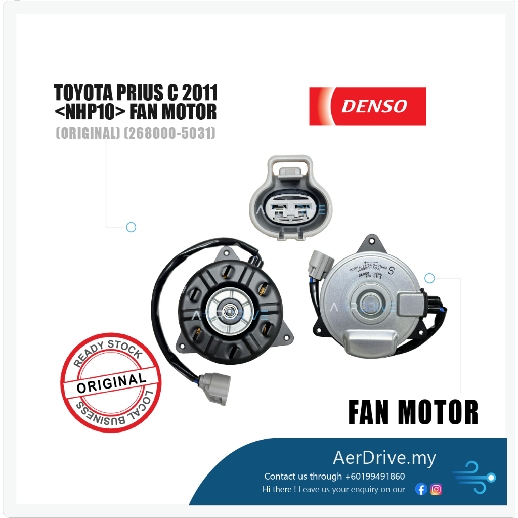 DENSO TOYOTA PRIUS C 2011 Fan Motor (268000-5031) | Shopee Malaysia